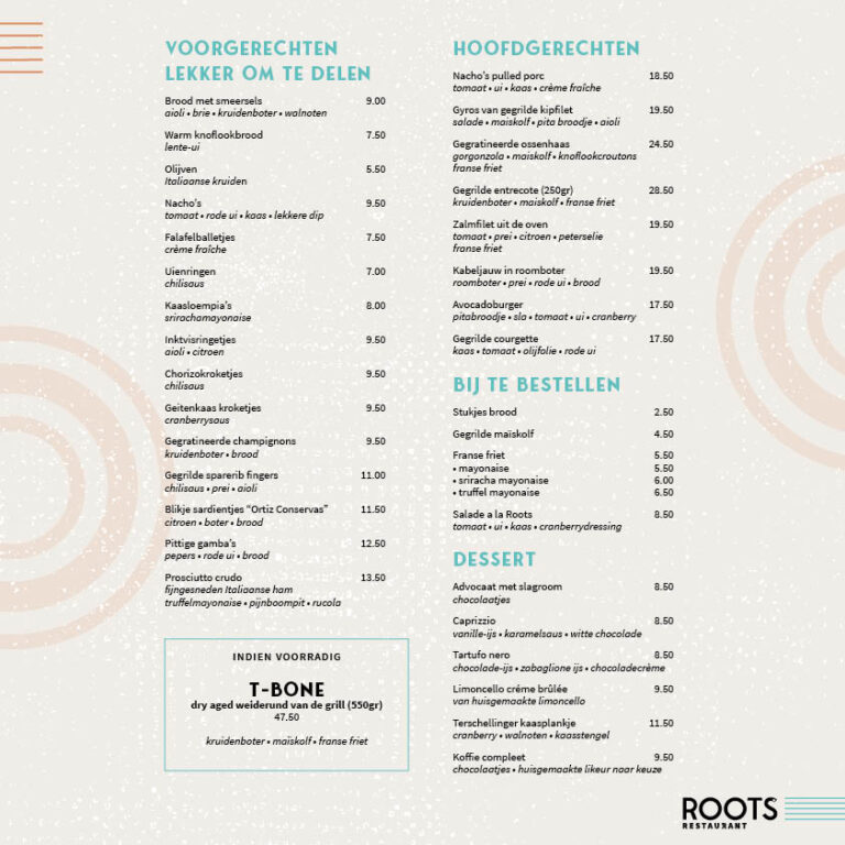Restaurant – ROOTS